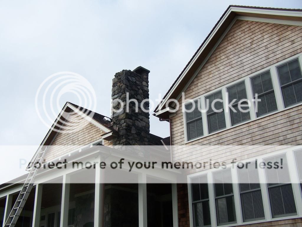 Homeowner decided to eliminate lightning rod from chimney ...