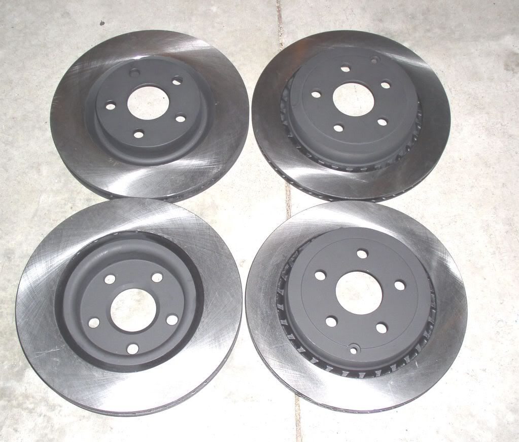 Powder coated calipers, new rotors & pads....My weekend project